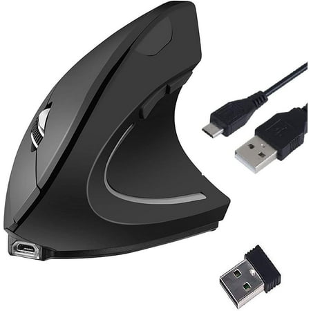 Ergonomic Vertical USB Wireless Vertical Mou ,2.4 Scroll Endurance Mou ...