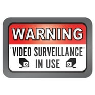 Warning Video And Audio Surveillance In Use Sign - Walmart.com