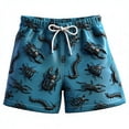 Boys Swimsuits Size 2-3Y Youth Swim Trunks Fun Insect Print Elastic ...