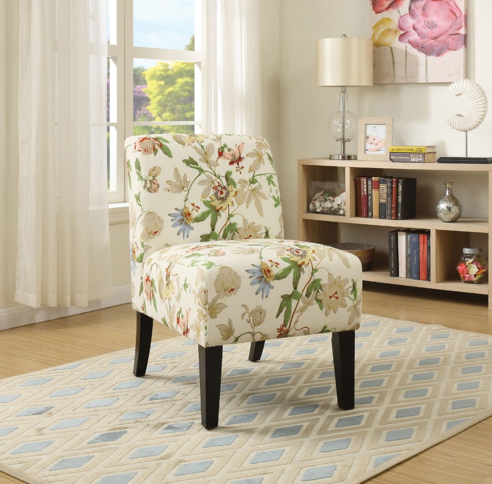 Armless Fabric Accent Chair - Walmart.com