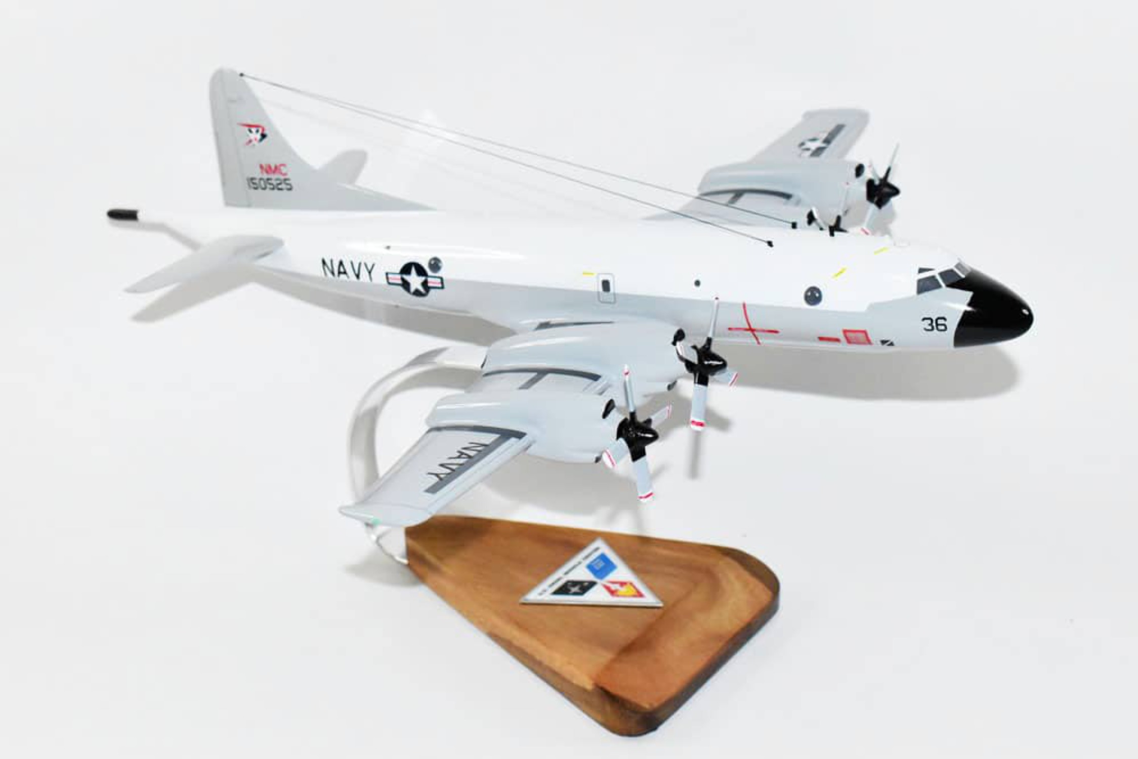 Lockheed Martin P-3A Orion, Naval Missile Center, 18' Mahogany Model ...