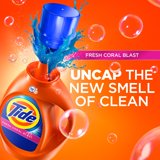 Tide Fresh Coral Blast 64 Loads Liquid Laundry Detergent, 100 Fl. Oz ...