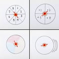 Sotiff 20 Packs Arrow Spinners Game Spinner Board Game Spinners Plastic ...