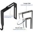 4 Pieces Adjustable Cubicle Hangers, Universal Partition Hanger Set ...