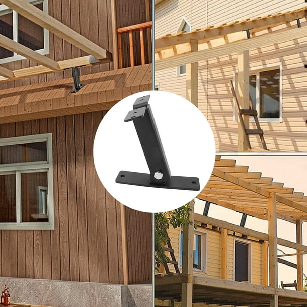 Pergola Roof Riser Beam Bracket, Patio Roof Bracket Rustproof for ...