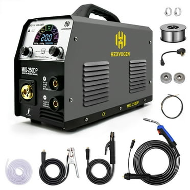 HITBOX 4 in 1 MIG Welder 110V 220V 200A Inverter DC Gasless Gas MIG TIG ...