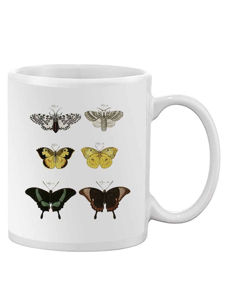 Vintage Butterflies Vi. Mug - Vision Studio Designs, - Walmart.com