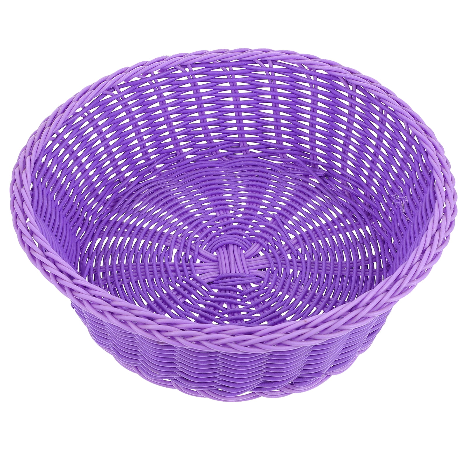 Click here for Fomiyes 1pc Plastic Basket Imitated Rattan Woven B... prices