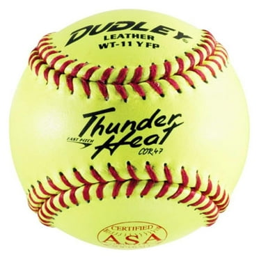 Rawlings USSSA 12 inch Dream Seam High Density Core Leather Softballs ...