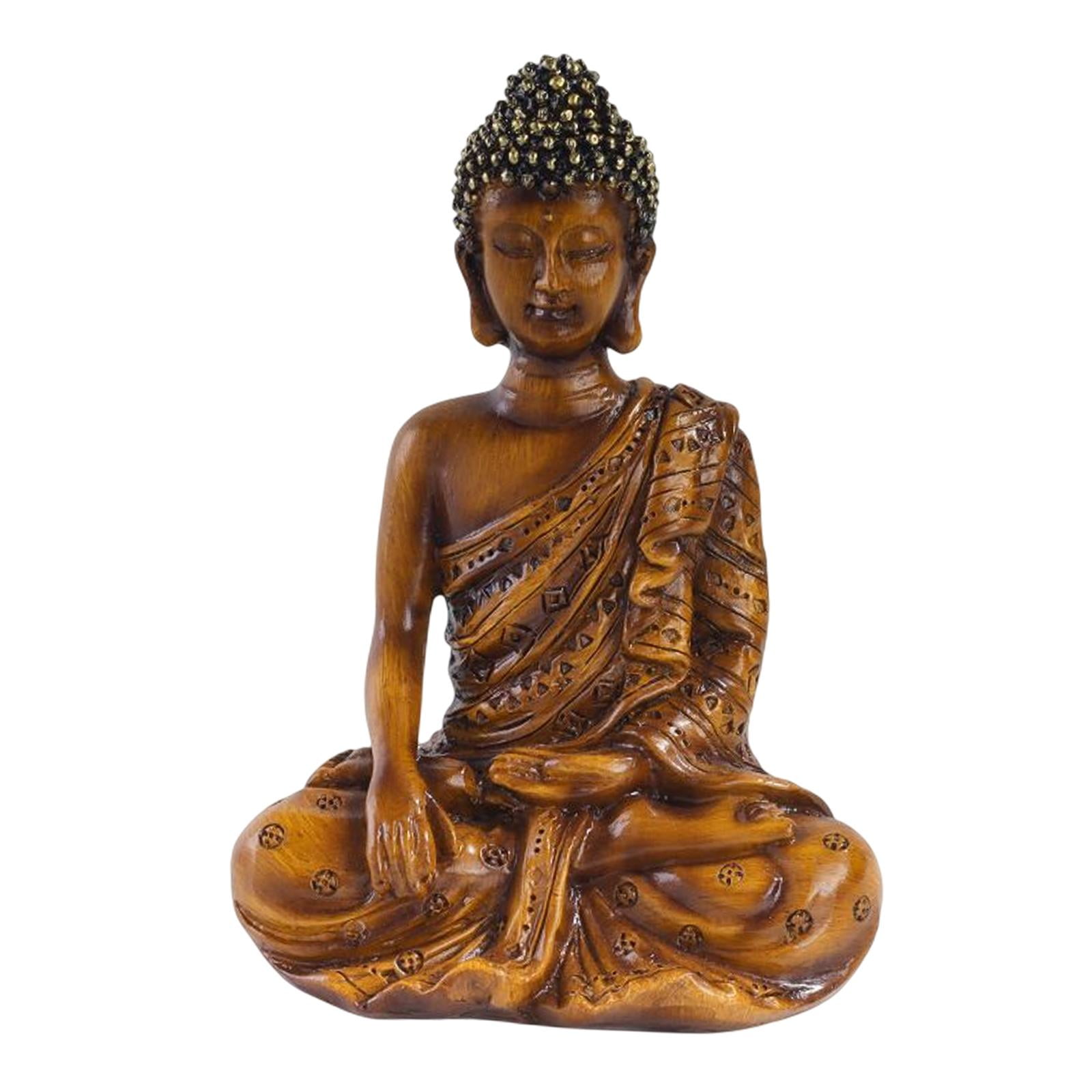 Resin Buddha Statue Thailand Buddha Figurine Vintage Style Artwork ...