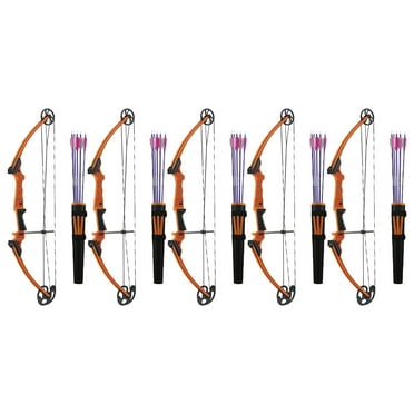 Genesis Original Archery Adjustable Right Handed Bow, Orange (5 Pack ...