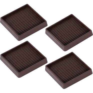 SoftTouch 2" Square Reusable Caster Cups - Protect Surfaces & Keep ...