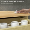 HOMCOM Sideboard Buffet Cabinet, Coffee Bar Cabinet with 2 Drawers ...