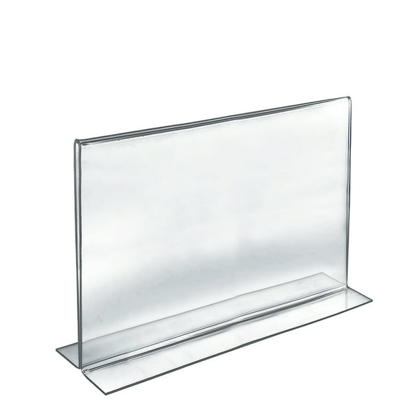 2-Sided Double-Foot Acrylic Sign Holder (Horizontal - 14"W x 11"H ...