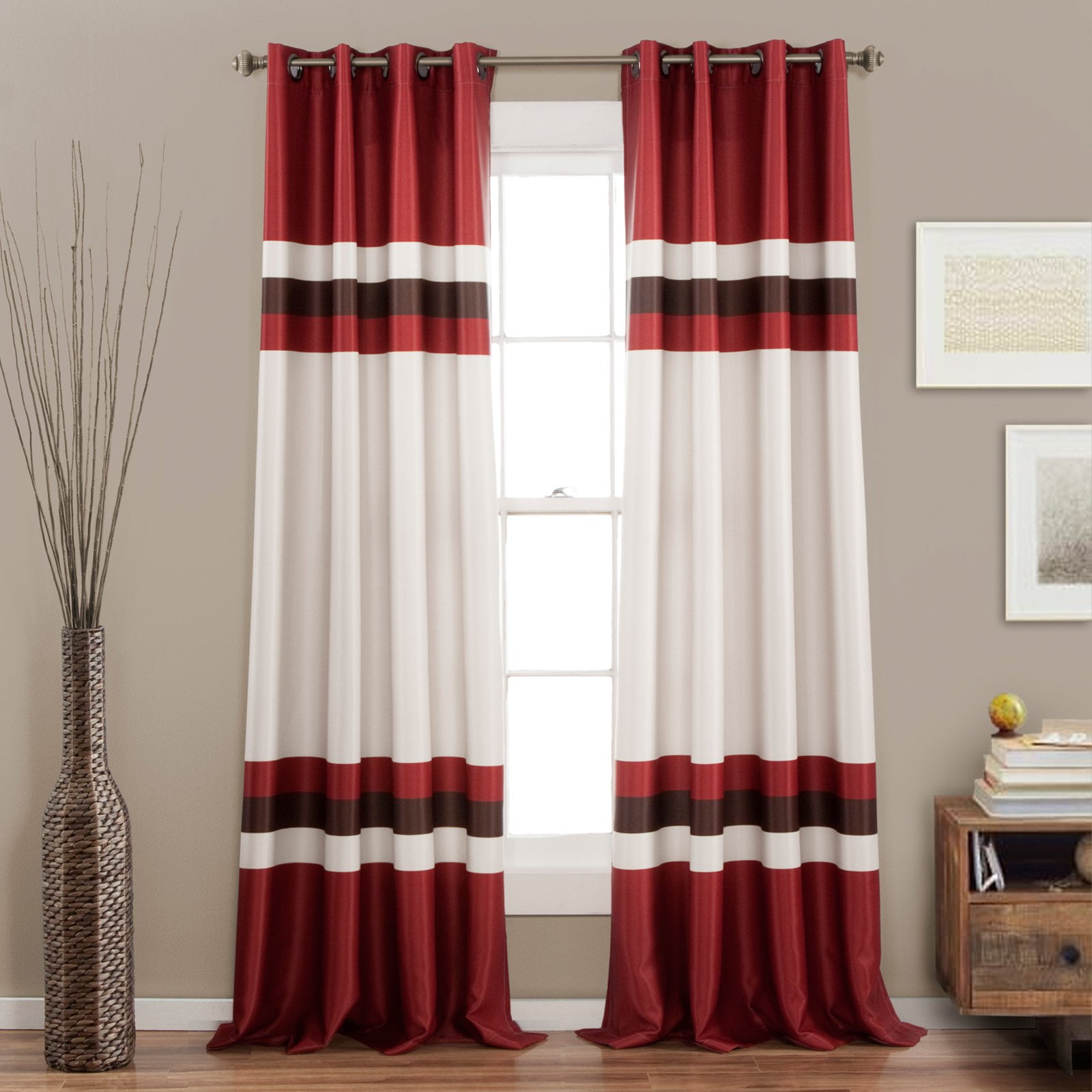 Lush Decor Alexander Window Panel Set - Walmart.com