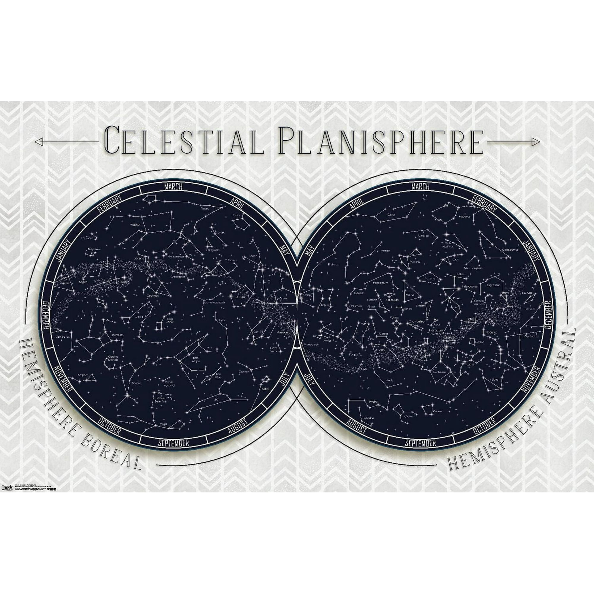 Click here for Trends International Celestial Planisphere Wall Po... prices