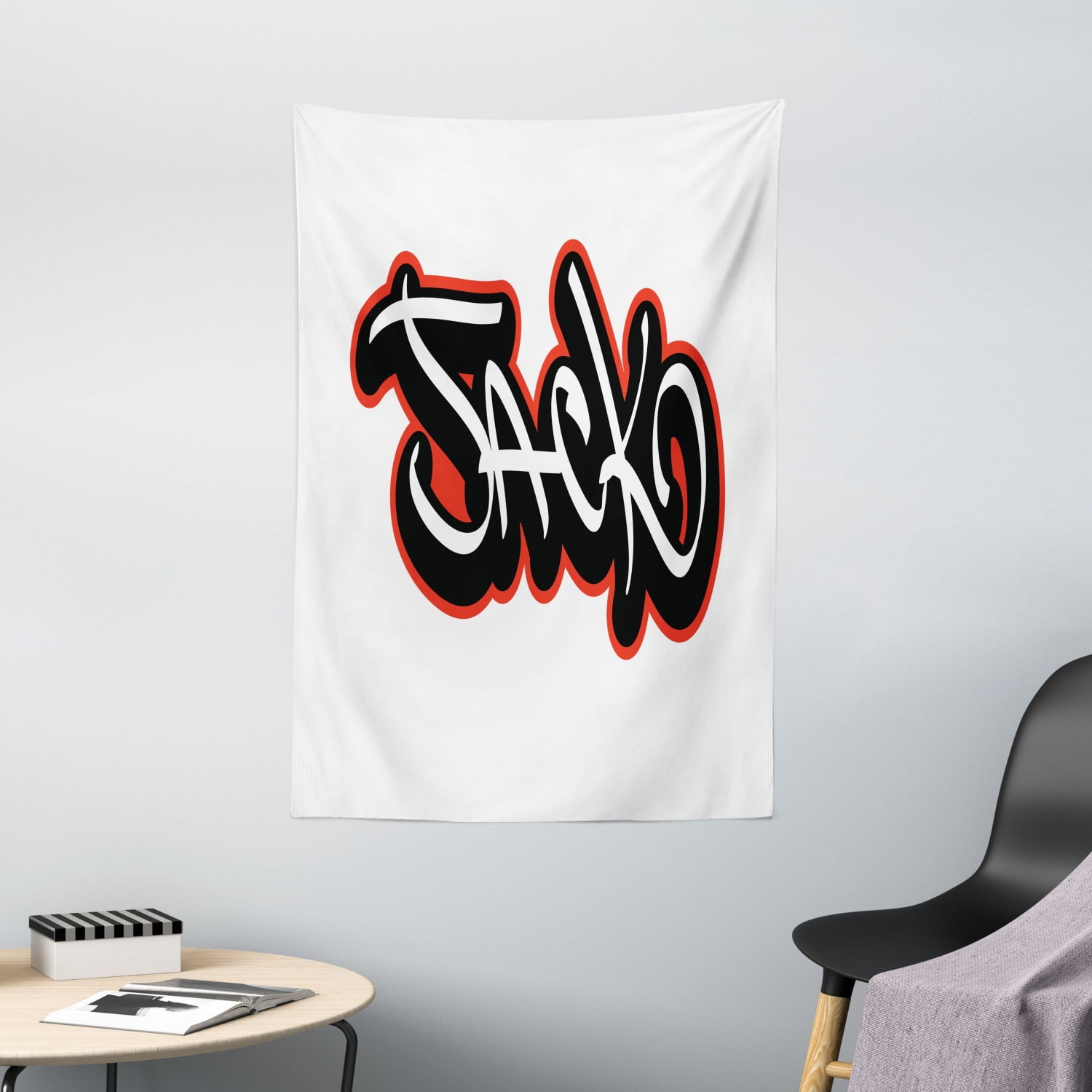 Jack Tapestry, Graffiti Font Style Male Name Hip-hop Design Urban ...