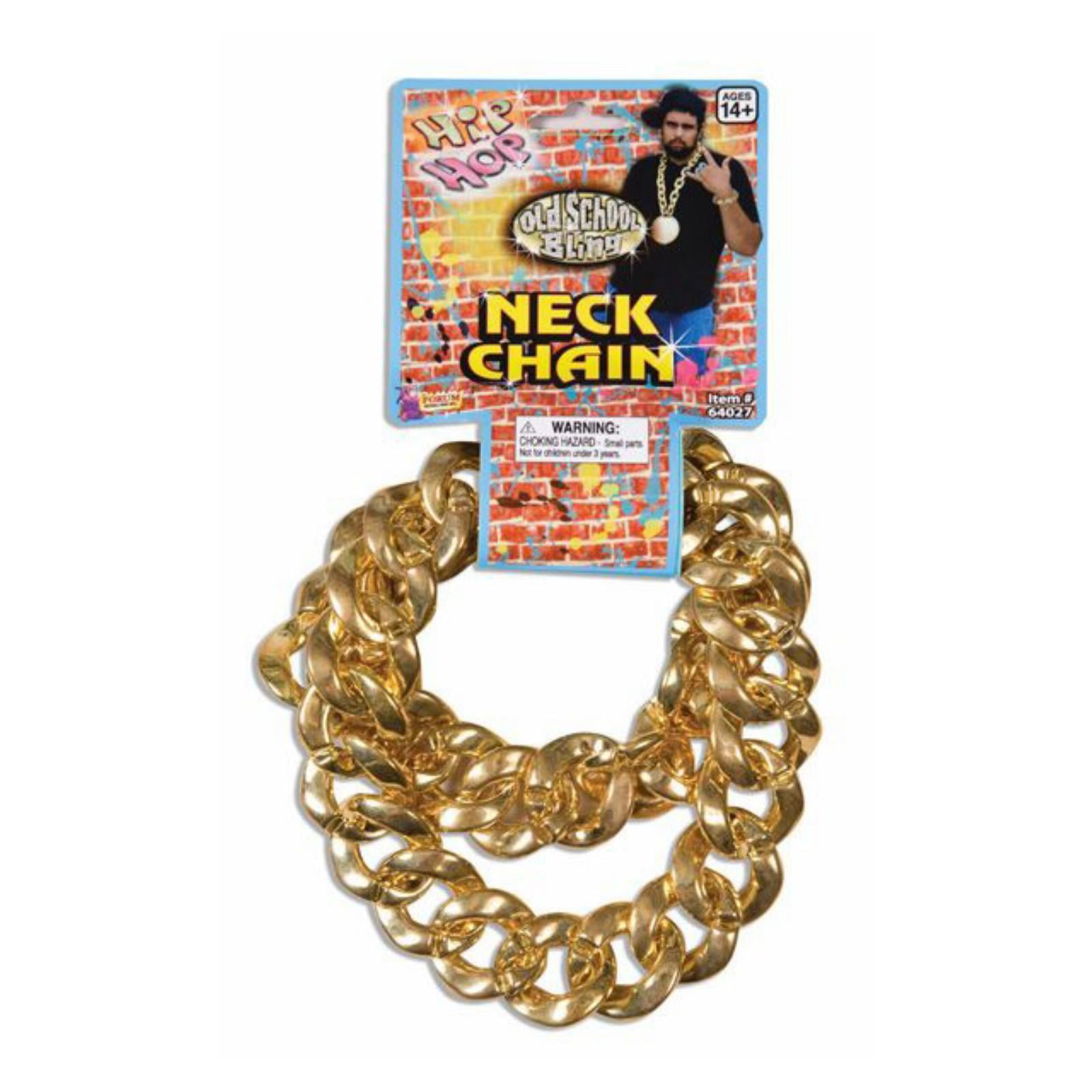 Gold Big Link Neck Chain - Walmart.com