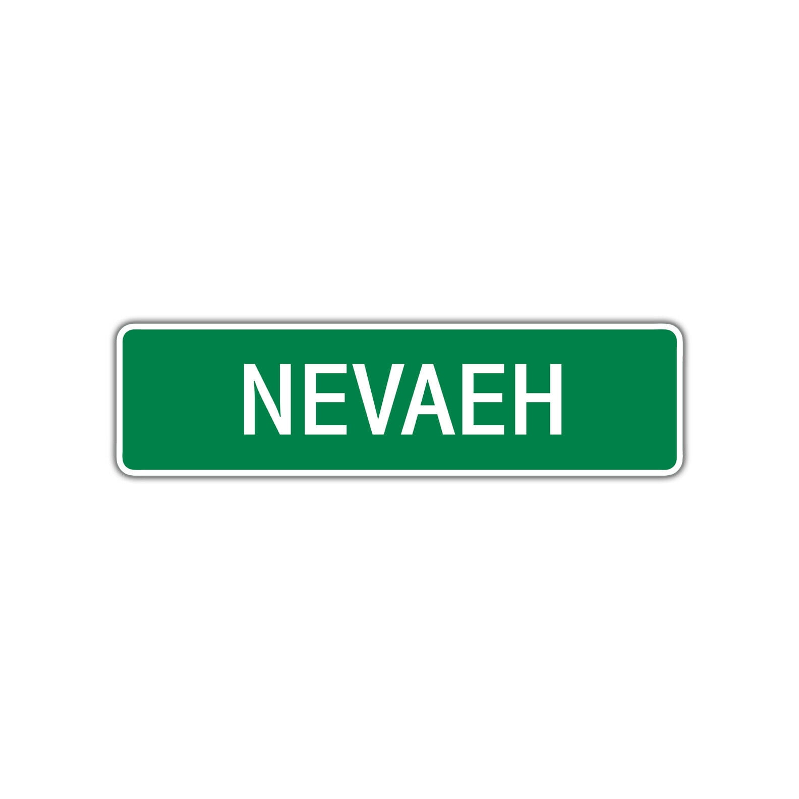 Nevaeh Girls Children Name Letter Printed Label Indoor Outdoor Unique ...