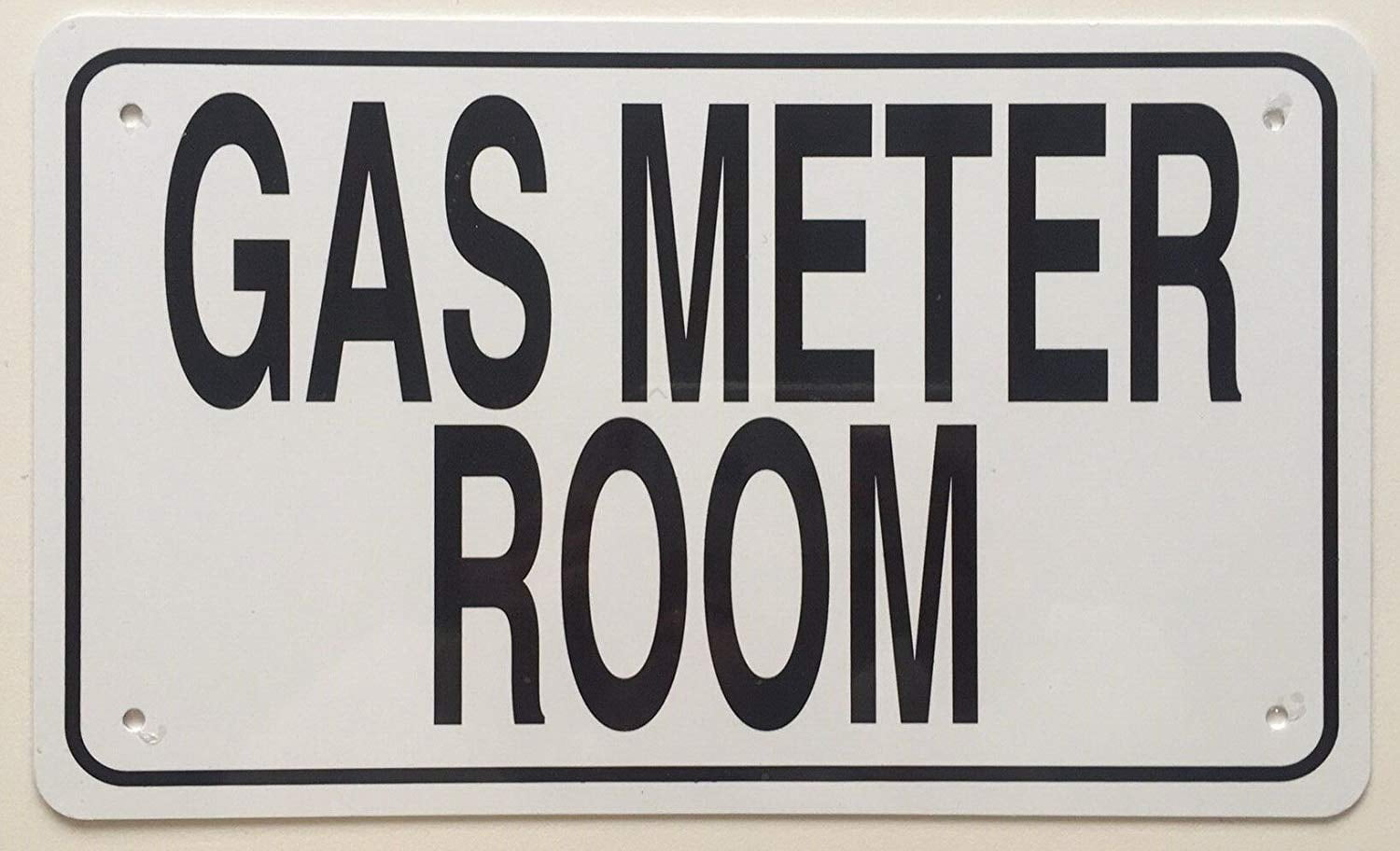 6" X 10" "Gas Meter Room" Metal Sign - Walmart.com