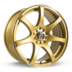 RTX INK 17X7.5 5-100/114.3 42P C73.1 GOLD MCH Wheel - Walmart.com