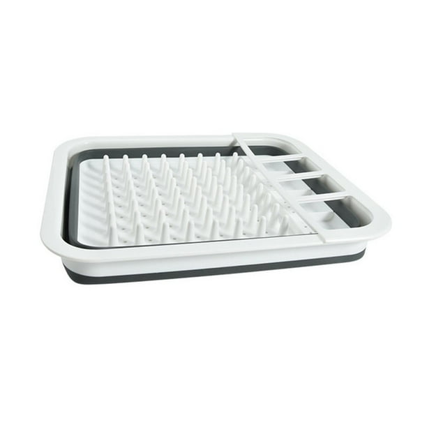 Foldable Collapsible Washing Up Bowl Dish Drainer Draining Folding ...