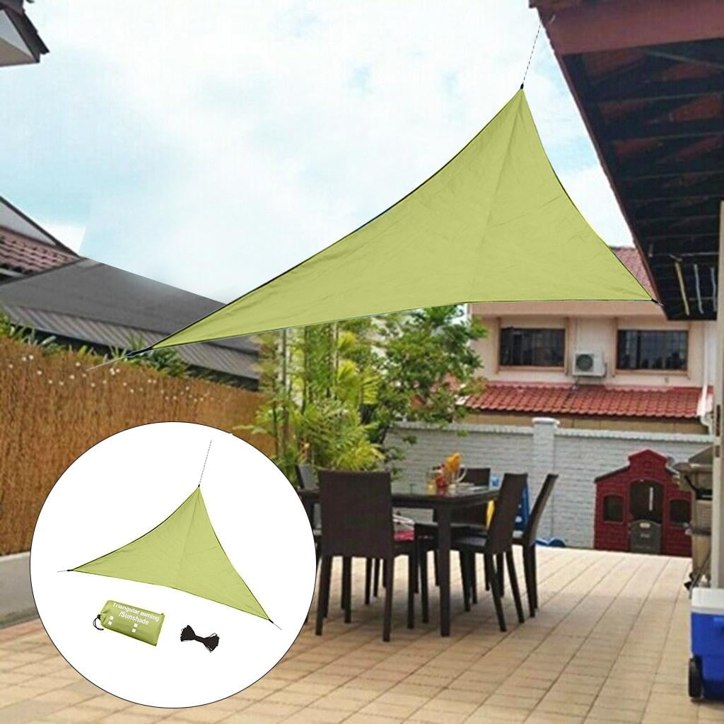 Impermeable 6.5 'x 6.5' X 6.5 'Triangle Sun Shade Sombrilla 160 Tela de ...
