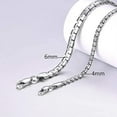ChainsProMax Stainless Steel Flat Box Chain Male Necklace 22inch 6mm ...