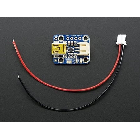Adafruit Mini Lipo w/Mini-B USB Jack - USB LiIon/LiPoly Charger - v1 ...