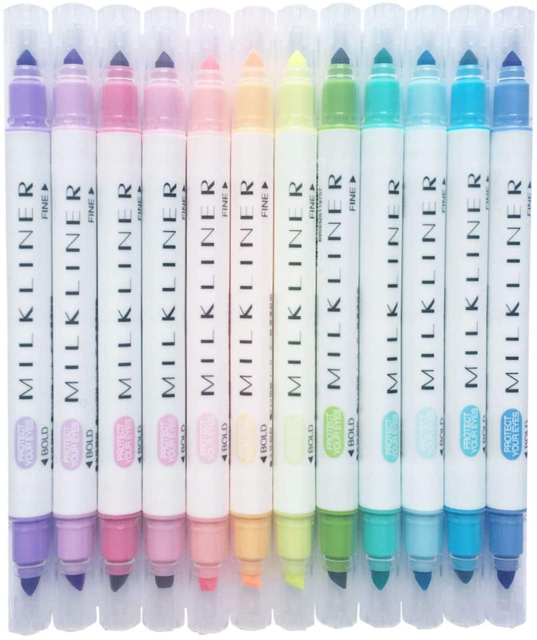 Colorful Milk-liner Highlighters Double Sides Writing for Office and ...