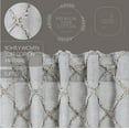 VHC Brands Frayed Lattice Curtain Tier, Creme & Black, 24x36, Set of 2 ...