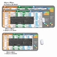Large Non-Slip Gaming & Office Desk Mat - Oversized Keyboard & Mouse ...