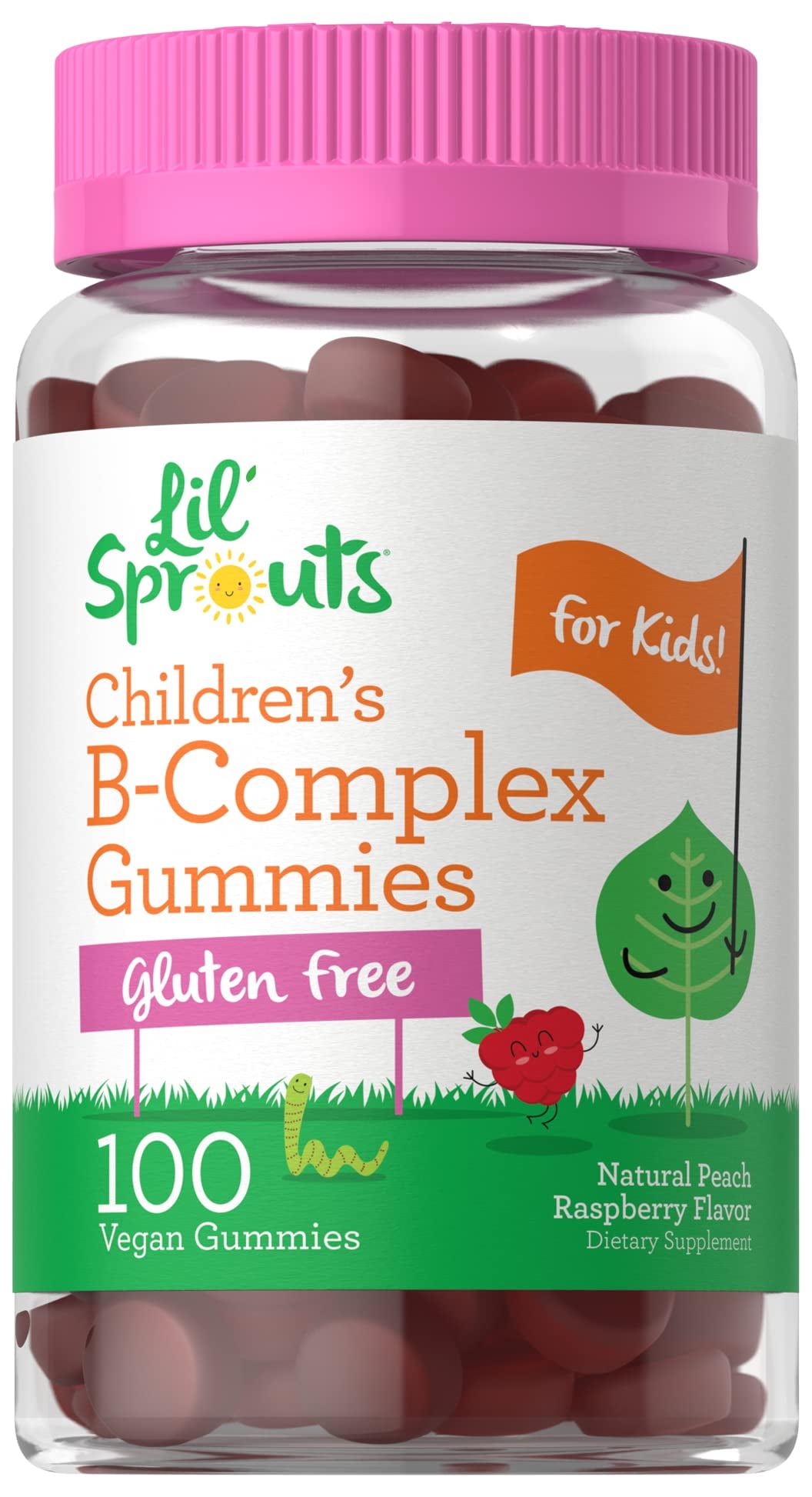 Suplemento: gomitas Carlyle Lil' Sprouts B Complex para niños, 100 ...