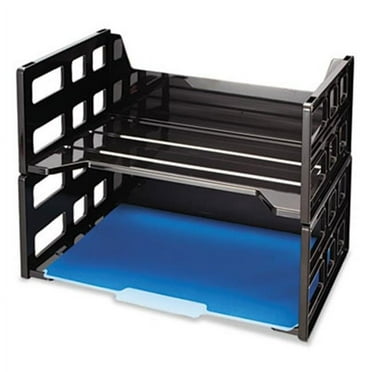 Officemate Stacking Front Load Letter Tray, 10.5 x 12.5 x 2.875 Inches ...