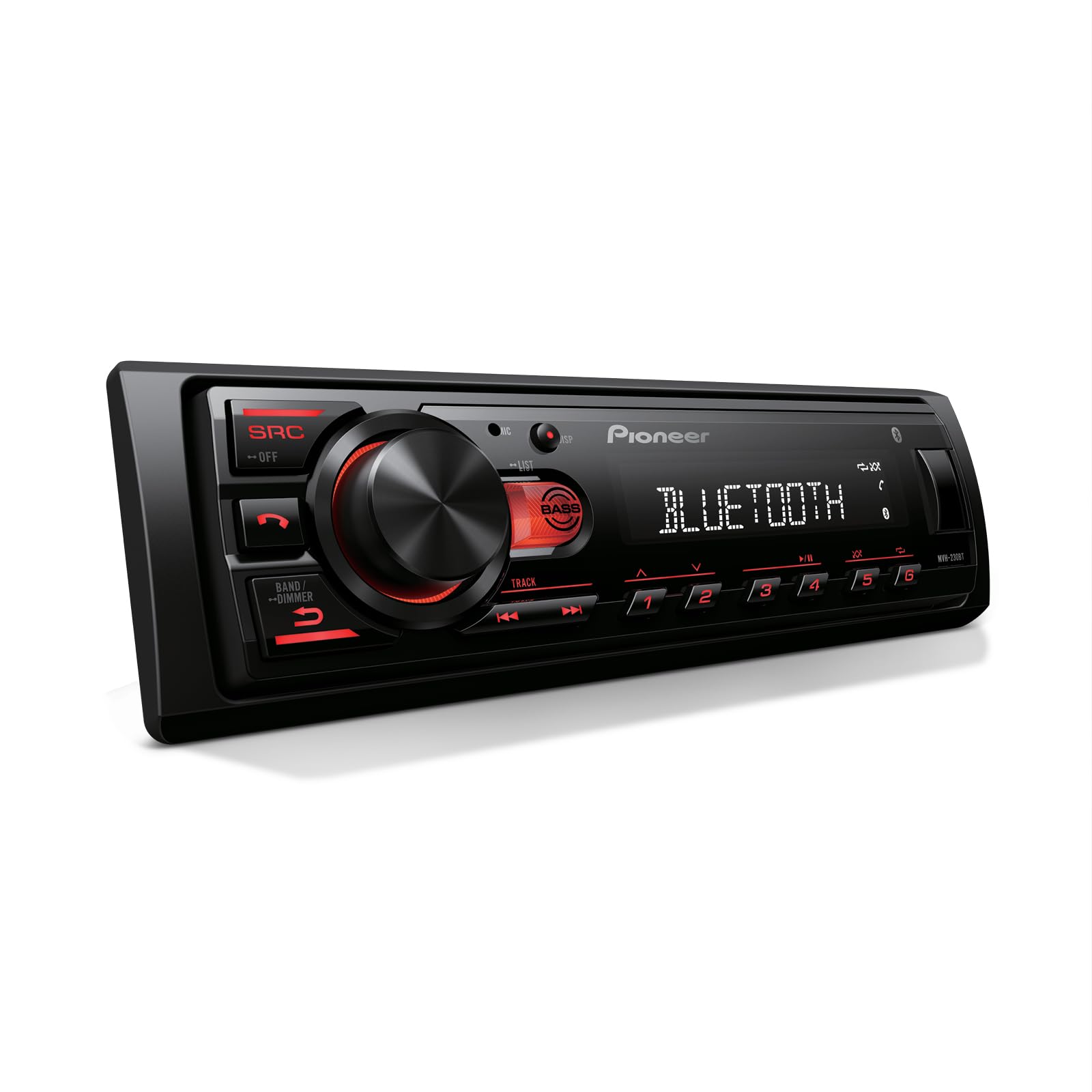 Pioneer MVH-S230BT Bluetooth Car Stereo with USB Inputs, Smartphone ...