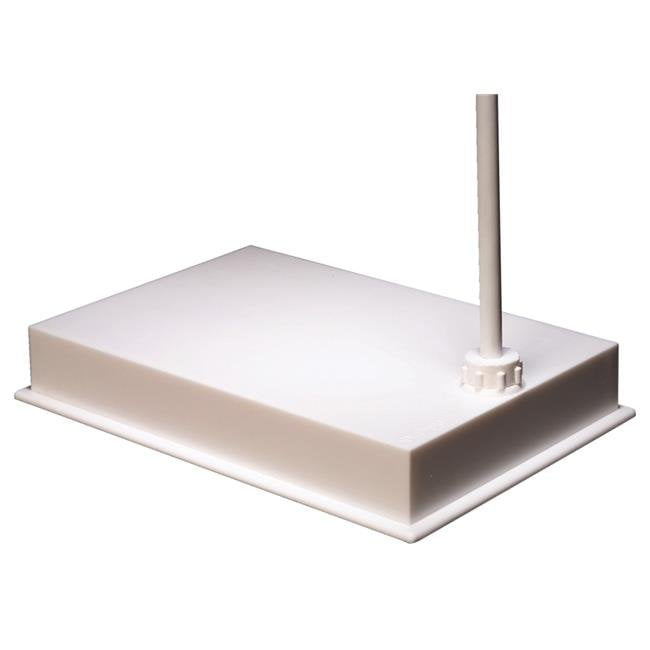 United Scientific Plastic Support Stand with Rod, 9 x 6 in Plastic Base ...
