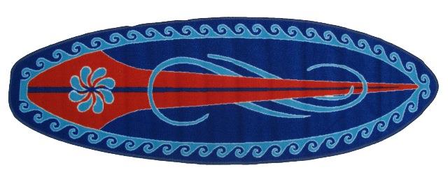 Fun Rugs Surf Time Collection Huntington Surf Area Rug-Size:16" x 47 ...