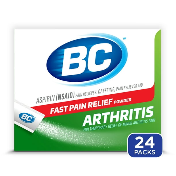 BC Powder Arthritis Pain Reliever, 24 Powder Sticks - Walmart.com