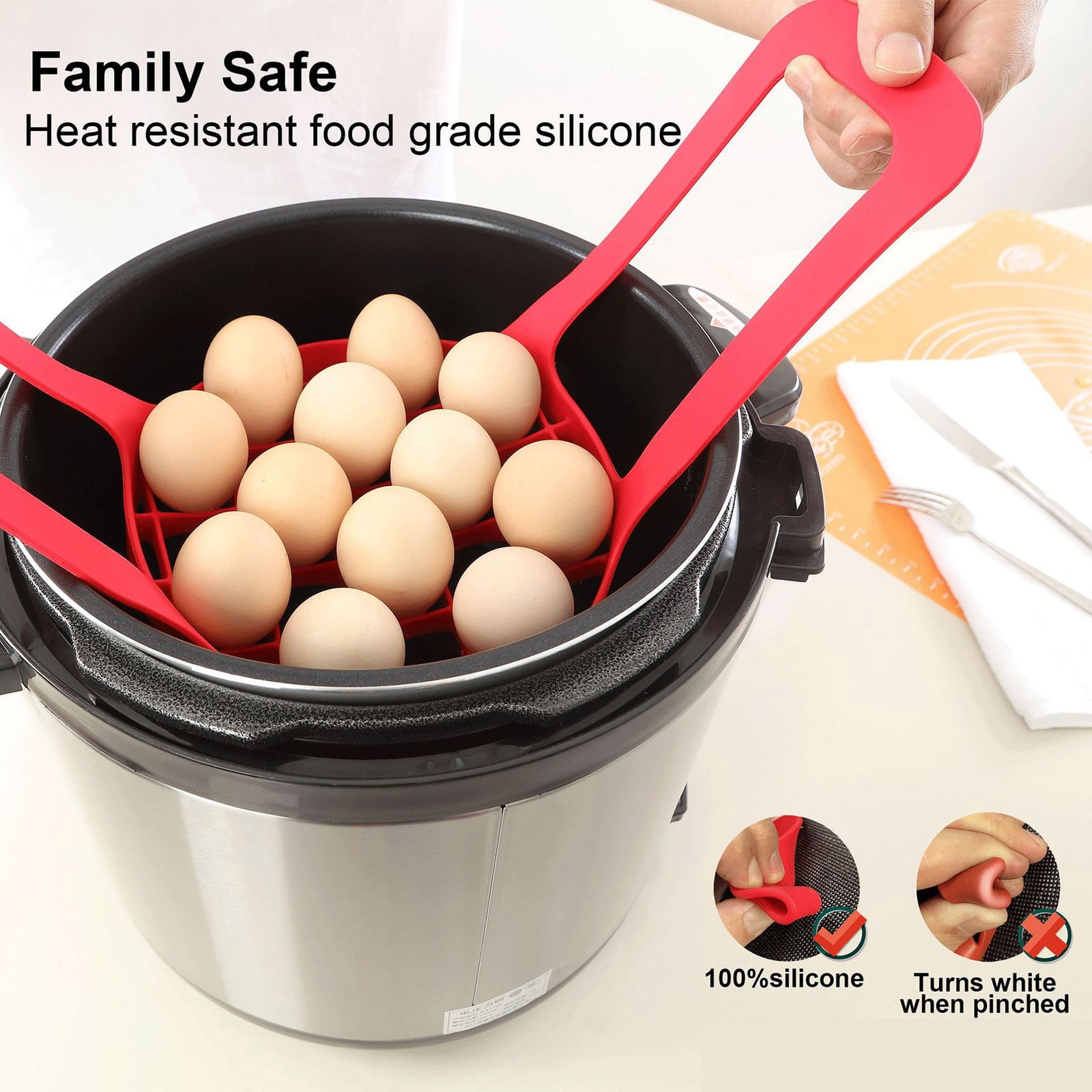 Click here for Bagmrteho Pressure Cooker Egg Cooker Silicone Stea... prices
