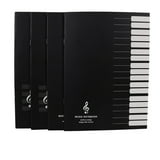 Piano Blank Music Stave Manuscript Writing Paper Book 16 Sheets Staff ...