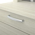 Atlin Designs Modern Wood U-Shaped Computer Desk with Hutch in White ...
