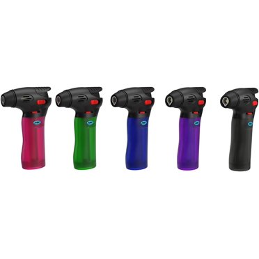 Eagle Refillable Mini Angle Butane Torch Lighter with Adjustable Flame ...