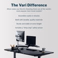 Vari 60” x 30" VariDesk Electric Height Adjustable Standing Desk ...