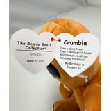 Ty Beanie Boos, CRUMBLE the Gingerbread Man, Glitter Eyes, Plush, 6 ...