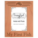 ThisWear 4x6 Fishing Frame My First Fish Picture Frame Fishing Gift ...