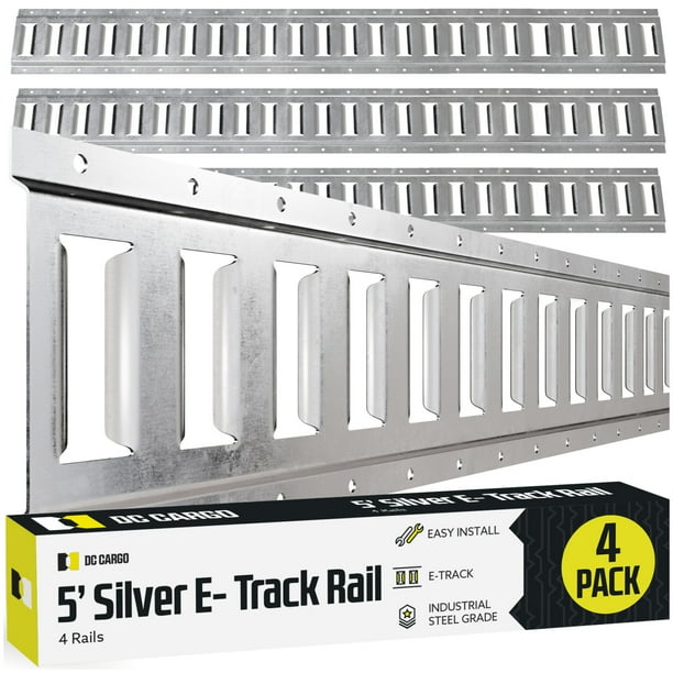DC Cargo Etrack Rails 5' Horizontal Galvanized E Track Rail 4-pack ...
