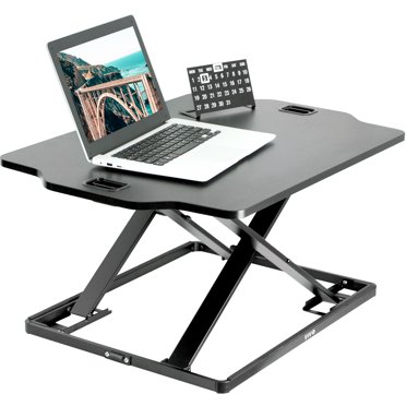 Rocelco 19" Portable Desk Riser, Height Adjustable Travel Standing Desk ...