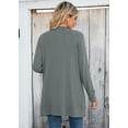 SHOWMALL Women Lightweight Cardigan Long Sleeve Button Down V Neck ...