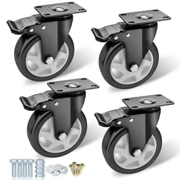 Workbench Casters kit 660 Lbs - Retractable Casters Heavy Duty Bench ...