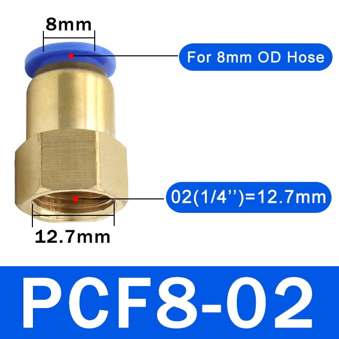 Click here for Caiyingyin 10pcs Pcf Pneumatic Air Connector 4 6 8... prices
